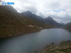 La baisse de Druos & Lacs de Terre Rouge, depuis Isola 2000