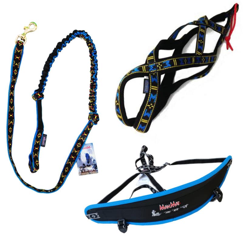 Kit complet canicross: baudrier canicross, ligne de trait et harnais ...